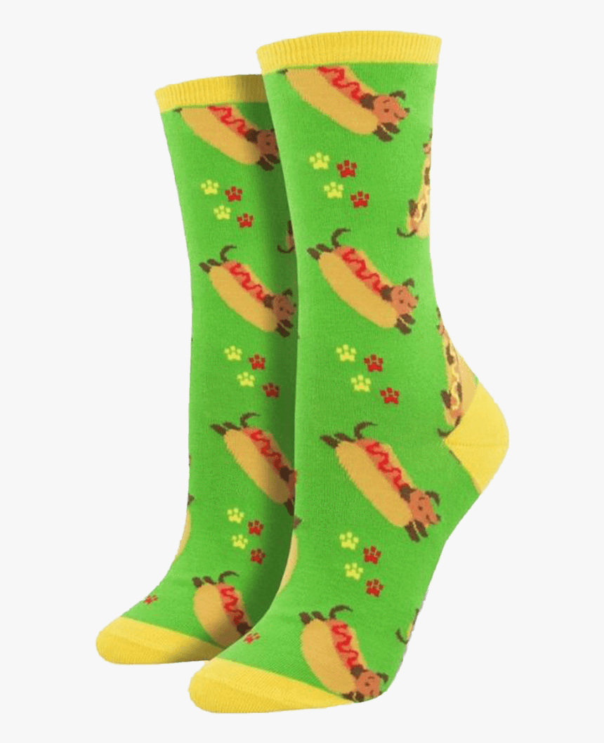 Weiner Dog Socks - Wiener Socks, HD Png Download , Transparent Png ...