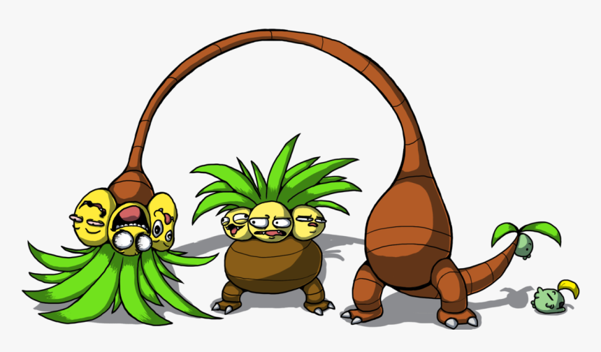 Clipart Leaf Insect - Gulpin On Exeggutor Tail, HD Png Download ...