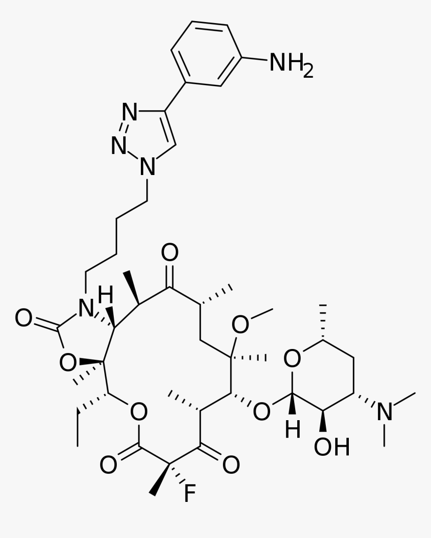 Solithromycin Structure, HD Png Download , Transparent Png Image - PNGitem