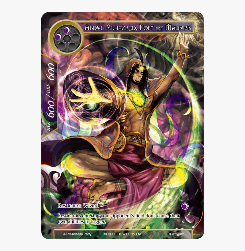 Abdul Alhazred Force Of Will, HD Png Download , Transparent Png Image ...