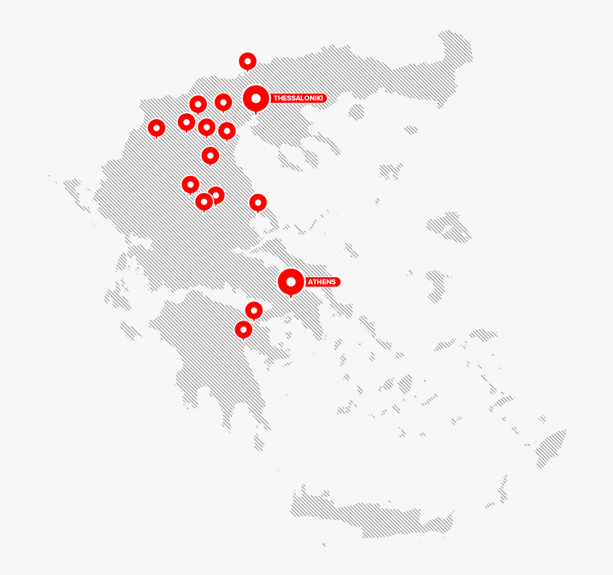 Map Element - Map Of Greece Illustration, HD Png Download , Transparent ...