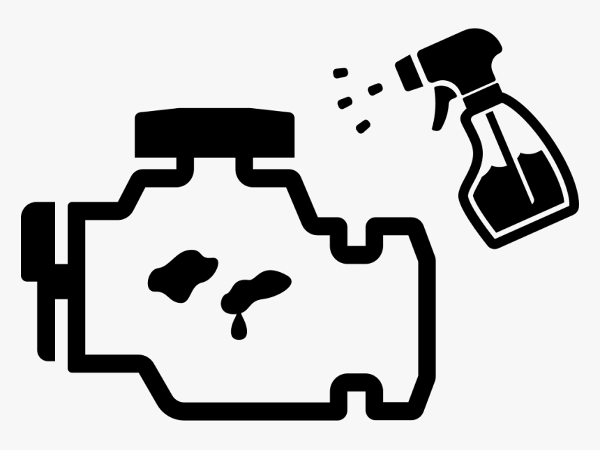 Engine Cleaning - Engine Wash Icon Png, Transparent Png , Transparent ...