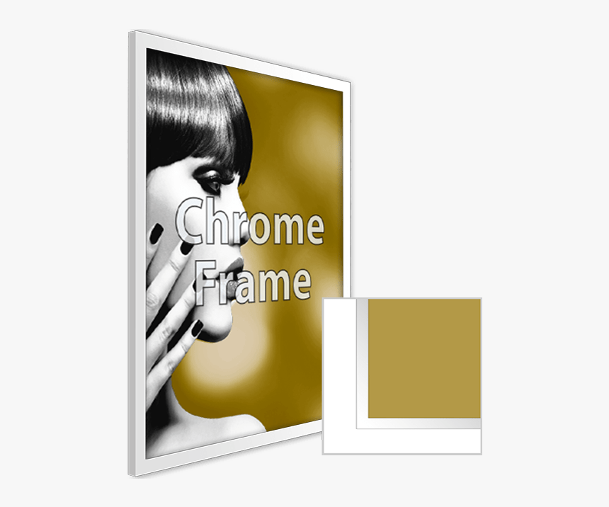 Framed Substrate Print Chrome - Poster, HD Png Download , Transparent ...