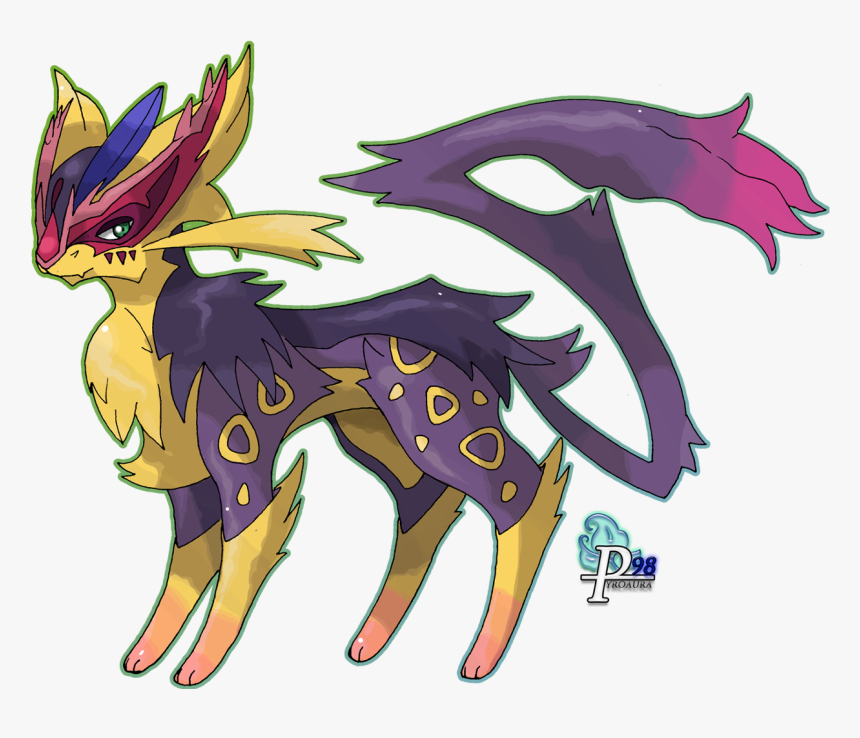 Mega Evolved Liepard X3 Night Guys Ttyl , Png Download - Pokemon ...