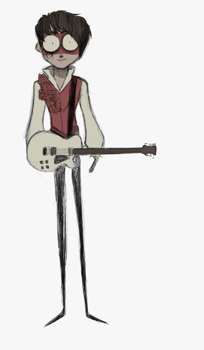 Tim Burton Style Boy, HD Png Download , Transparent Png Image - PNGitem