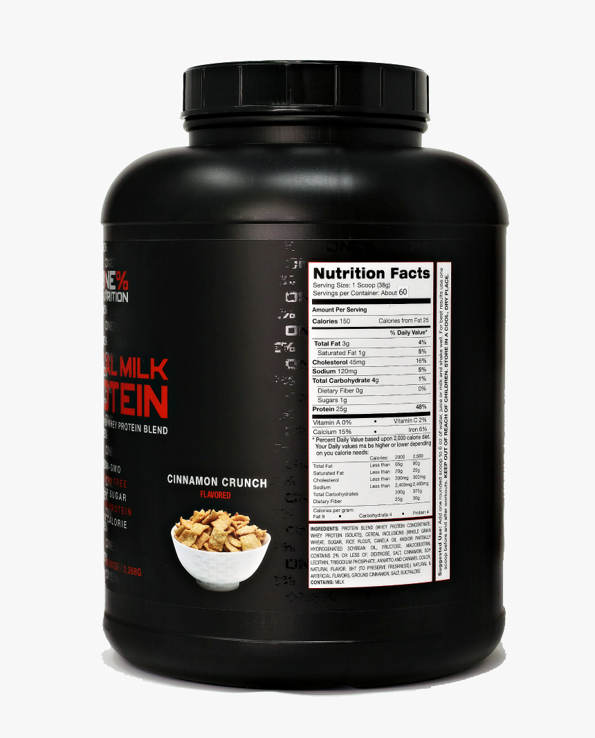 Cereal Milk Protein - Bodybuilding Supplement, HD Png Download ...