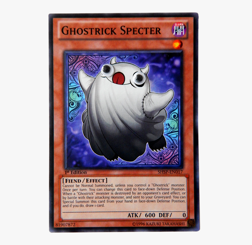 Ghostrick Specter With Googly Eyes - Ghostrick Specter, HD Png Download ...