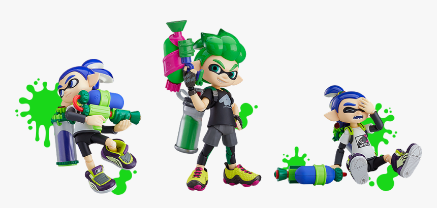 Inkling Boy Splatoon Figma, HD Png Download , Transparent Png Image ...