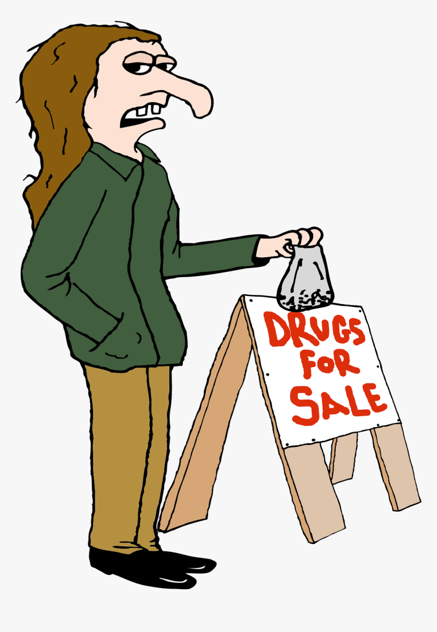 Walking Through That Gateway - Drugs Cartoon, HD Png Download ...