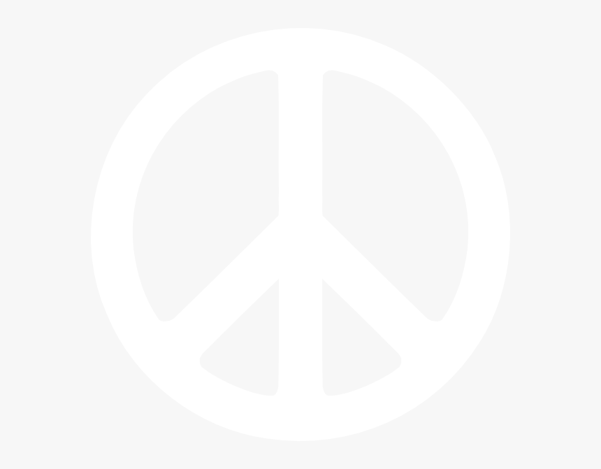 Peace Symbol Png - White Peace Sign No Background, Transparent Png ...