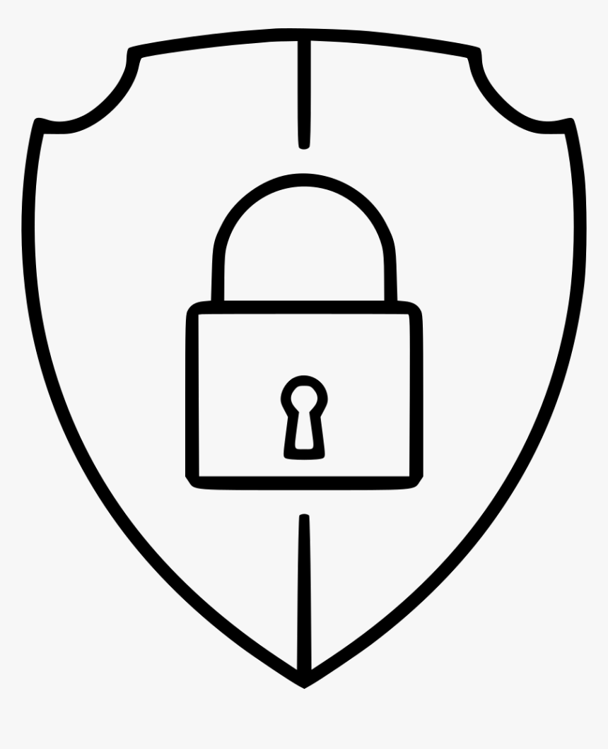 Security Shield Lock Protection Secure - Shield And Lock Icon, HD Png ...