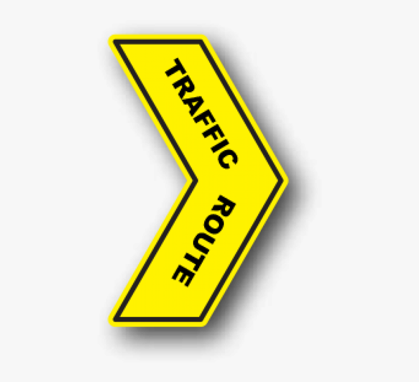 Floor Marking Yellow Directional Arrow, Traffic Route - Graphics, HD ...