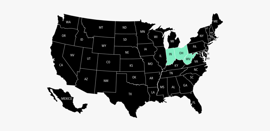 United States Map Small, HD Png Download , Transparent Png Image - PNGitem