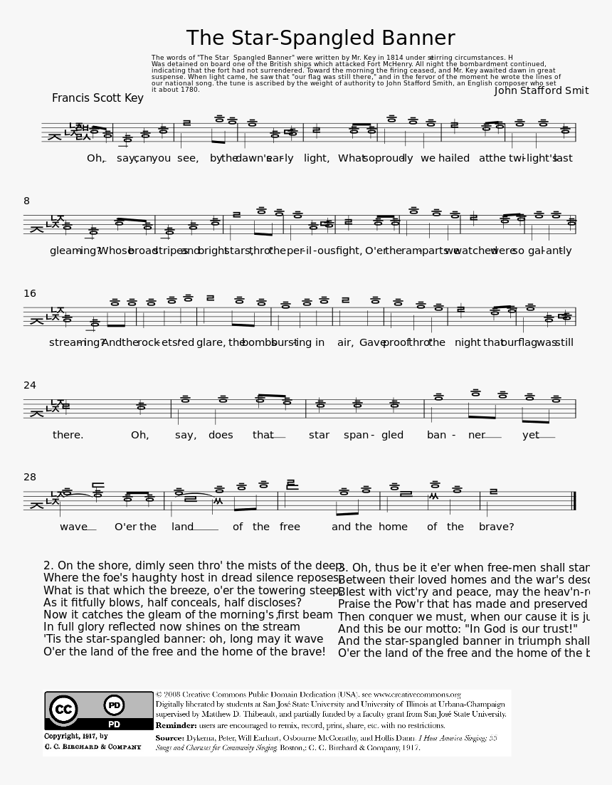 Star Spangled Banner Svg, HD Png Download , Transparent Png Image - PNGitem