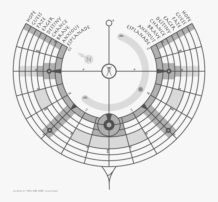 Black Rock City Clock, HD Png Download , Transparent Png Image - PNGitem