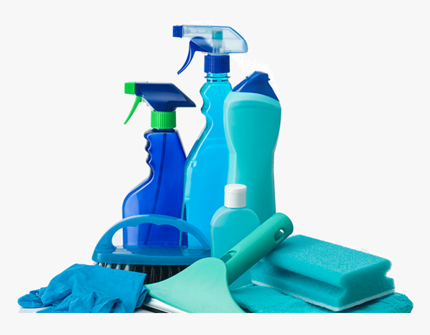 Blue Cleaning Supplies - Blue Cleaning Tools, HD Png Download ...