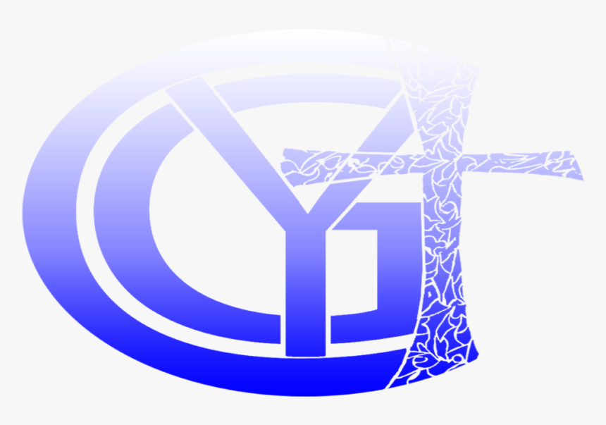 Cyg Logo Stretched Blue White, HD Png Download , Transparent Png Image ...