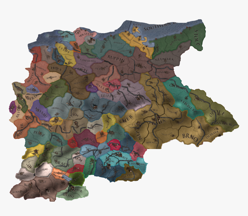 Eu4 North Germany, HD Png Download , Transparent Png Image - PNGitem