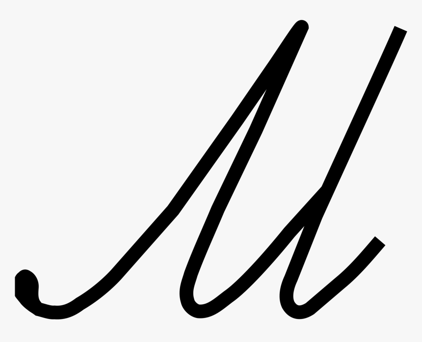 Cursive M Transparent Clipart , Png Download, Png Download ...