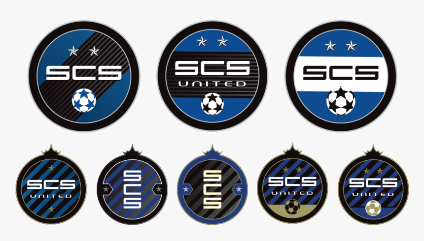 Scs United Soccer Crest Deisgns - Soccer Logo Circle Template, HD Png ...