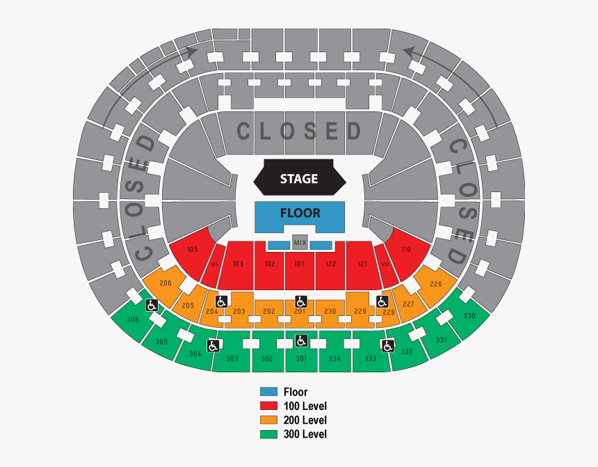 Moda Center Seating Chart | Cabinets Matttroy