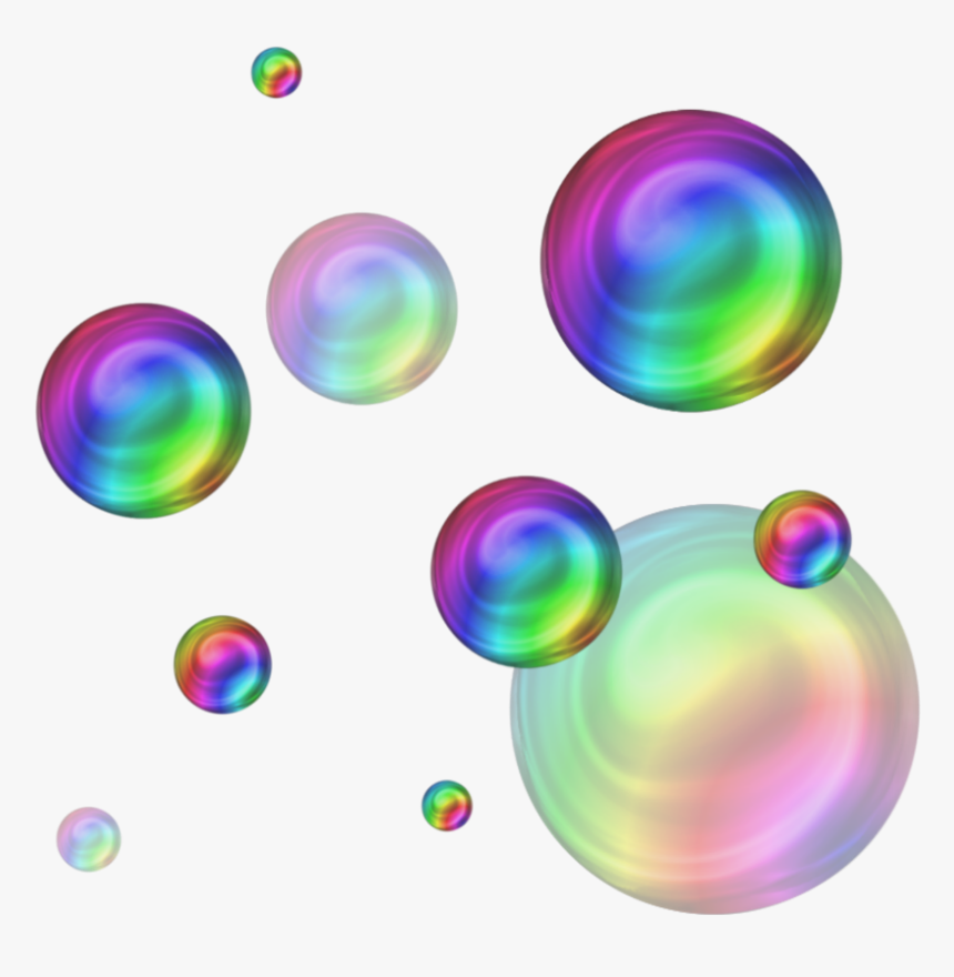 Rainbow Transparent Bubbles - Circle, HD Png Download , Transparent Png ...