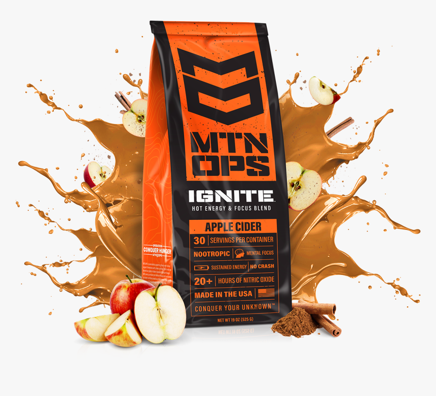 Mtn Ops Hot Ignite Energy Drink Mix, HD Png Download , Transparent Png ...