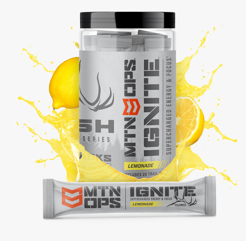 Hush Lemonade Ignite Trail Packs Class - Mtn Ops, HD Png Download ...