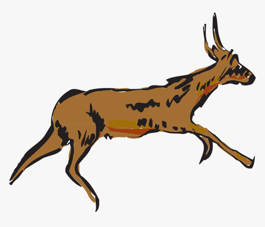 Pronghorn Antelope Silhouette