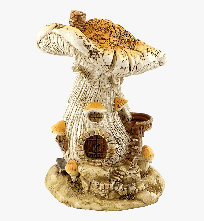 Toadstool Fairy Garden House - Figurine, HD Png Download , Transparent ...