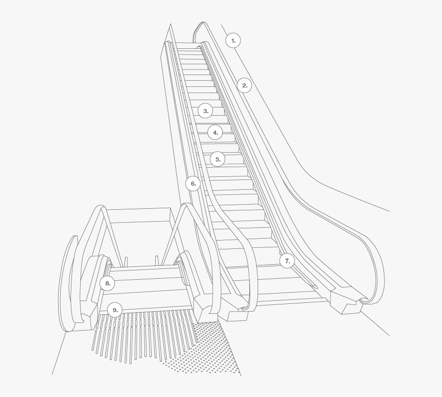 Drawing At Getdrawings Com - Escalator Line Drawing, HD Png Download ...