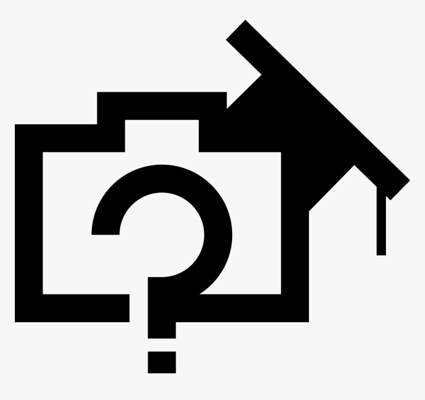 Photo Camera With Question Mark And Academic Hat, HD Png Download ...