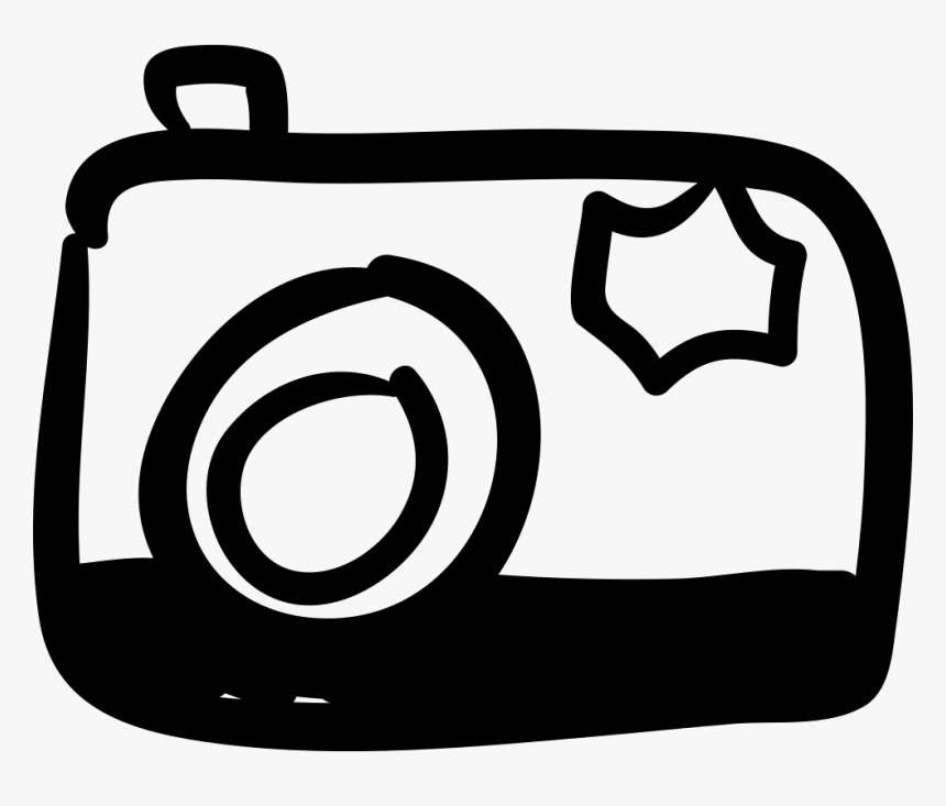 Photo Camera Hand Drawn Tool - Camera Hand Drawn Png, Transparent Png ...