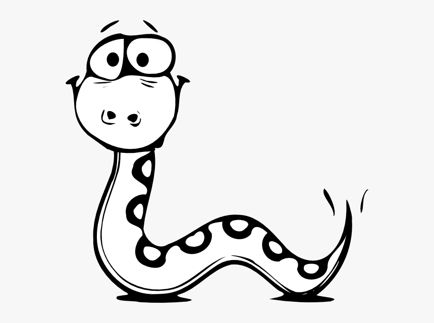 Snake Outline Svg Clip Arts, HD Png Download , Transparent Png Image ...