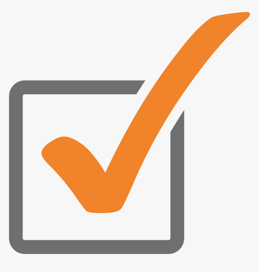 Check Box Png - Orange Check Icon Png, Transparent Png , Transparent ...