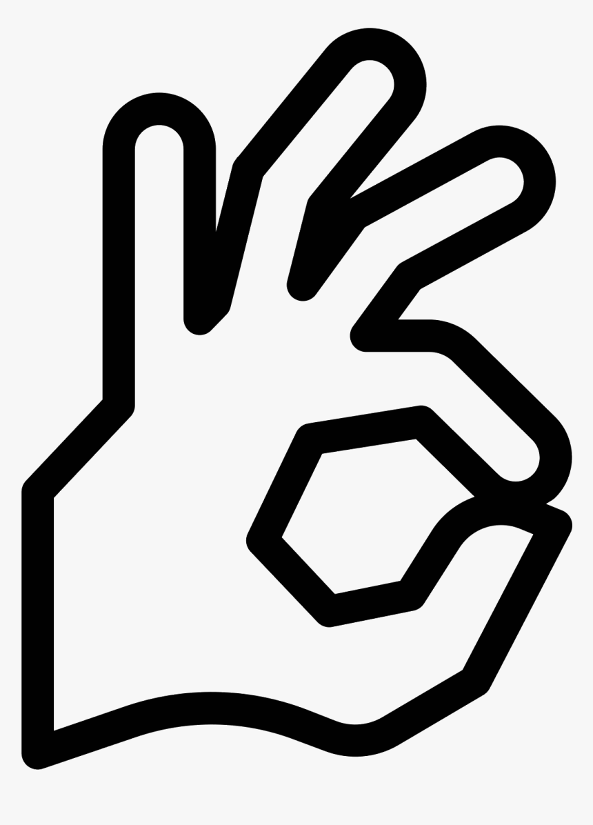 Transparent Ok Hand Png - Okay Hand Clipart Transparent, Png Download ...