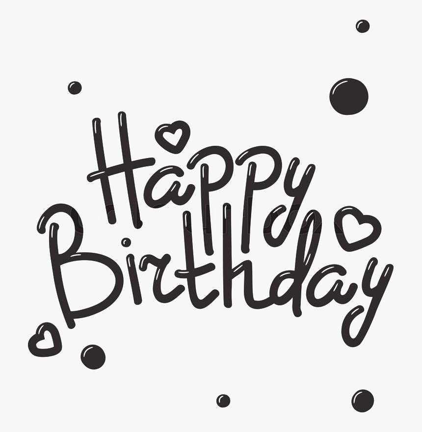 Happy Birthday Text Png Image - Happy B Day Text, Transparent Png ...