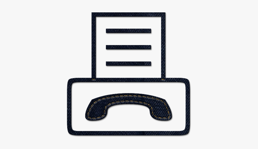 Fax Machine Icon Png - Fax Icon Png Blue, Transparent Png , Transparent ...