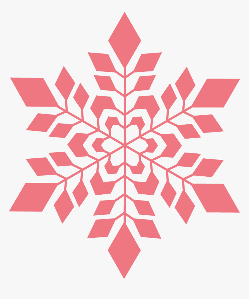Snowflakes Png Red - Transparent Background Red Snowflake Clipart, Png ...