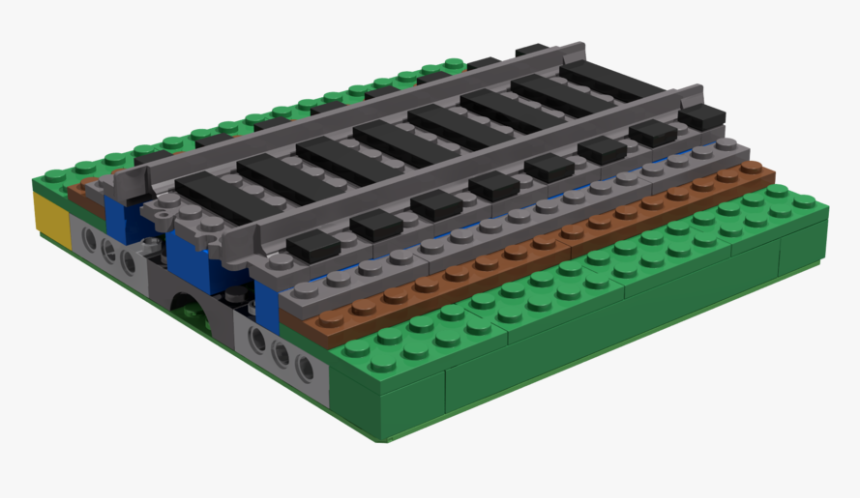 Single Straight - Interlocking Block, HD Png Download , Transparent Png ...