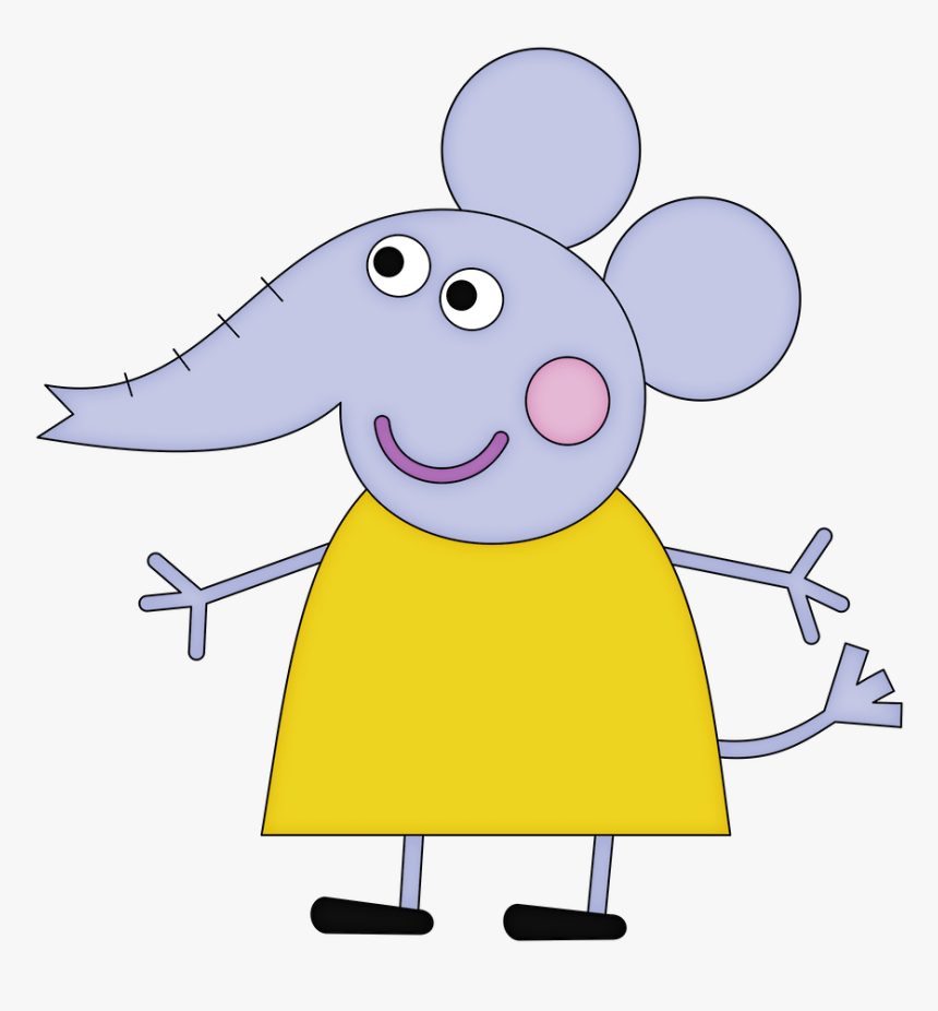 Pigs Clipart Cake - Teddy Peppa Pig Characters, HD Png Download ...