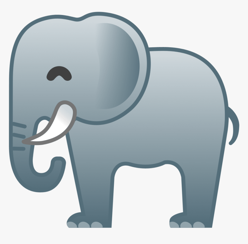 Happy Elephant Emoji Transparent Png Image - Emoji Elefante Png, Png ...