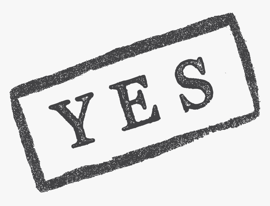 Yes White Png, Transparent Png , Transparent Png Image - PNGitem