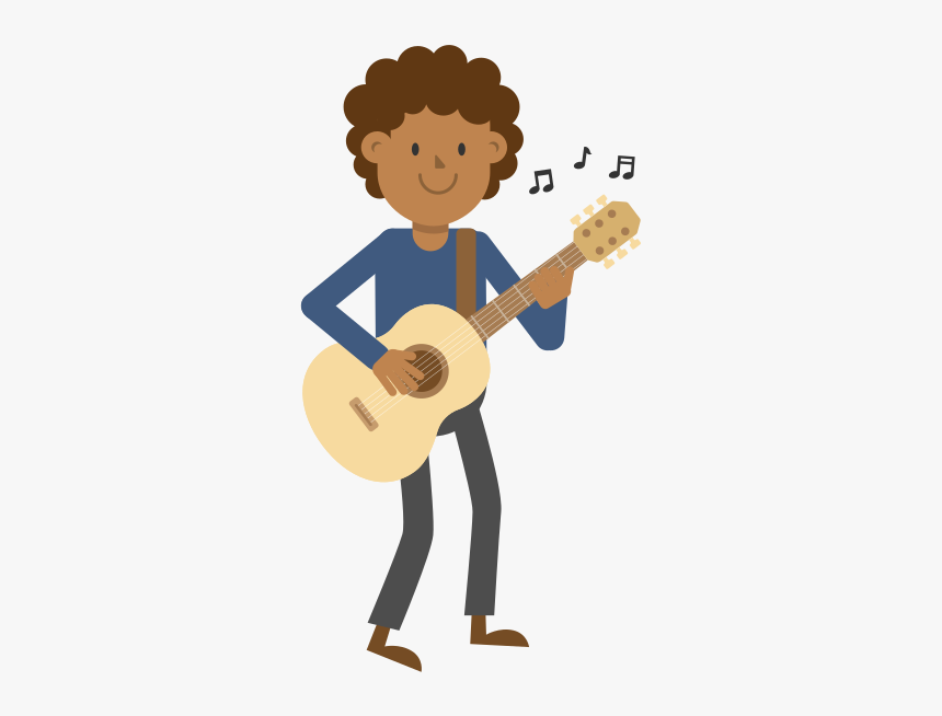 Playing An Instrument Cartoon, HD Png Download , Transparent Png Image ...