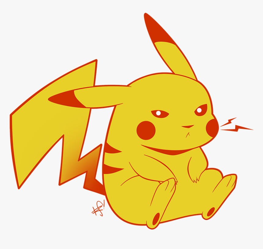 Mad Pikachu Drawing
