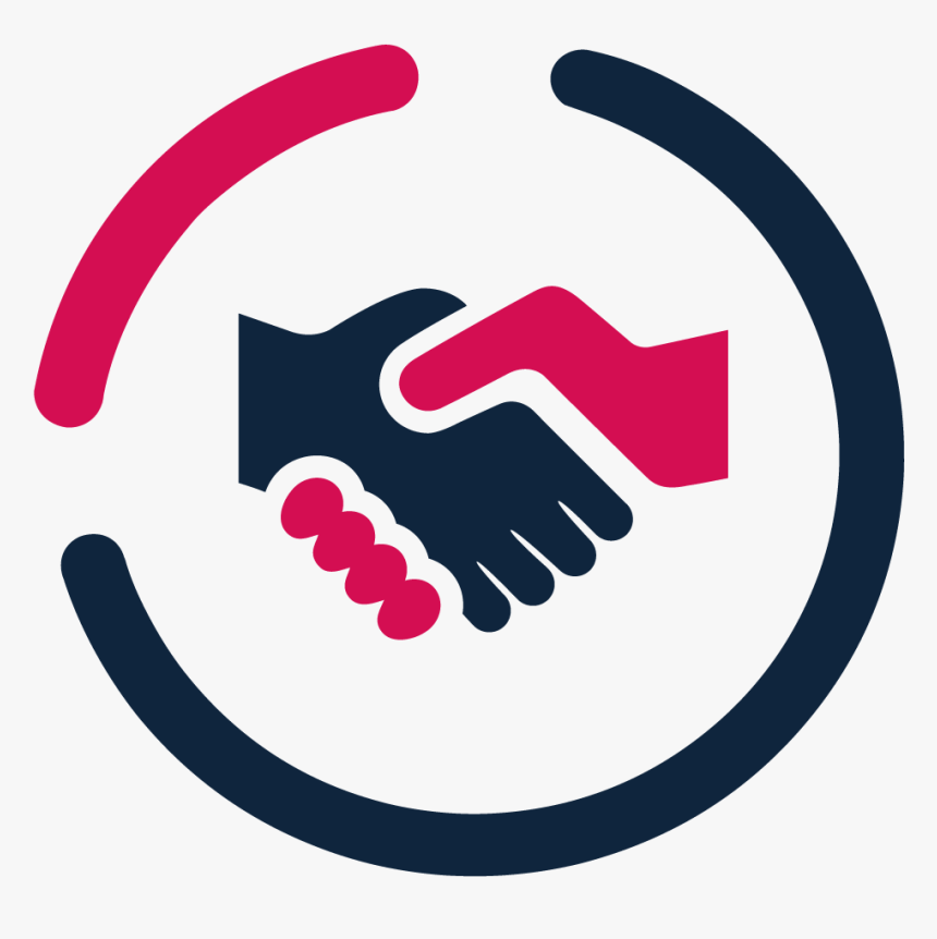 Outsourced Utilities Integrity Icon - Hand Shaking Image Blue, HD Png ...