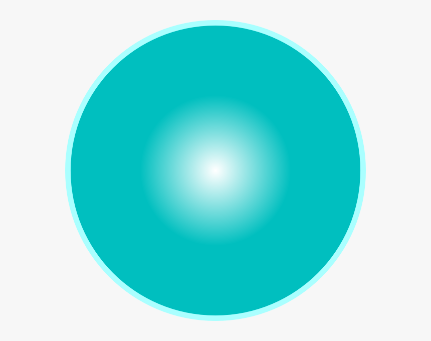 3d Sky Blue Ball Svg Clip Arts - Circle, HD Png Download , Transparent ...