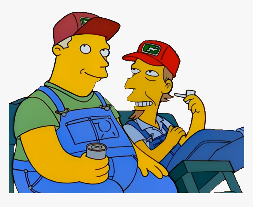 Simpsons Sneed And Chuck, HD Png Download , Transparent Png Image - PNGitem