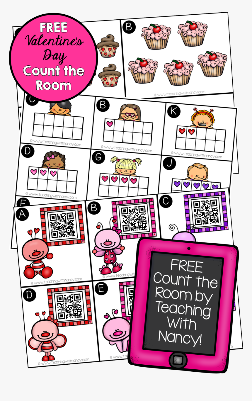 Free Valentine S Day Count The Room, HD Png Download , Transparent Png ...