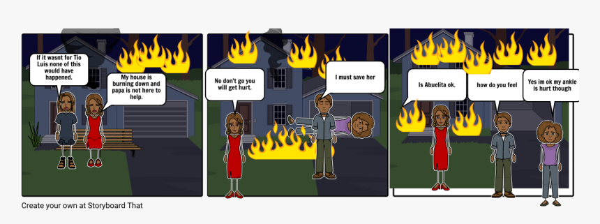 Esperanza Rising Burning House, HD Png Download , Transparent Png Image ...